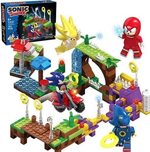Zuzu Boom 420pcs Sonic Building Blocks Set – 4 in 1 Sonic Action ...