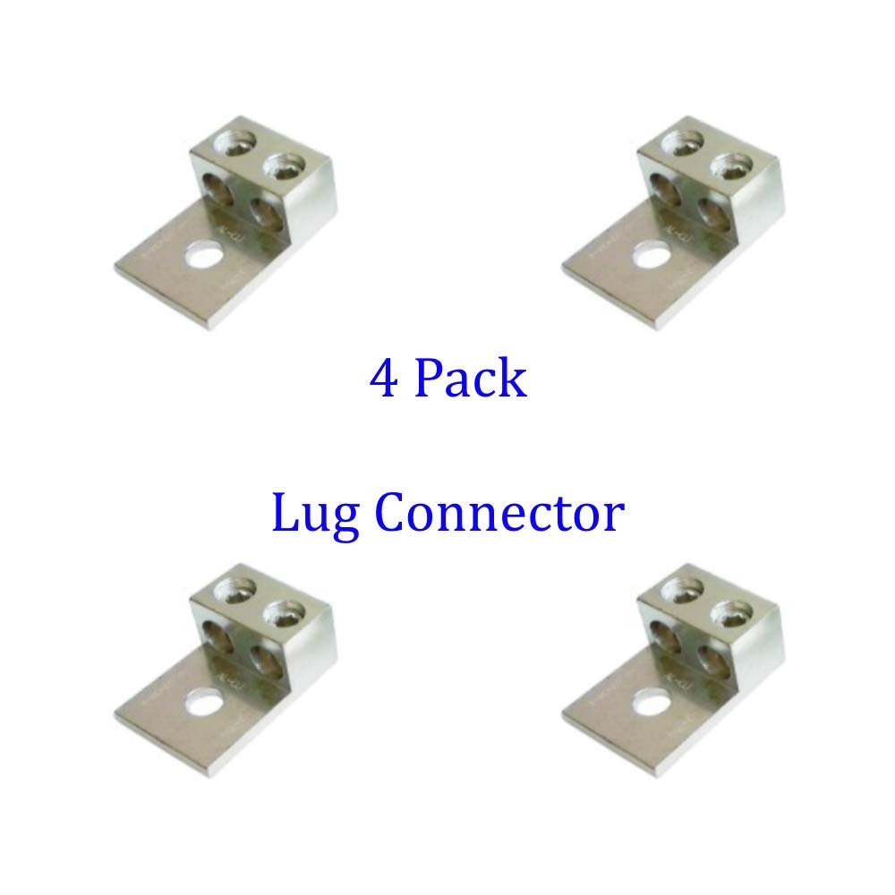 (Pack of 4) 350MCM-6AWG Aluminum Mechanical Lug Double Hole: Amazon.com ...