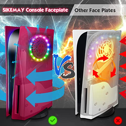 PS5 Plates Playstation 5 Accessories, PS5 Cover Face Plates and RGB LED ...