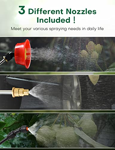 KIMO 3 Gallon Garden Sprayer, 20V 2.0Ah Battery Powered For Lawn and ...