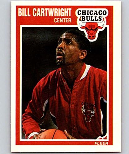 Amazon.com: 1989-90 Fleer #19 Bill Cartwright Bulls UER NBA Baseketball ...