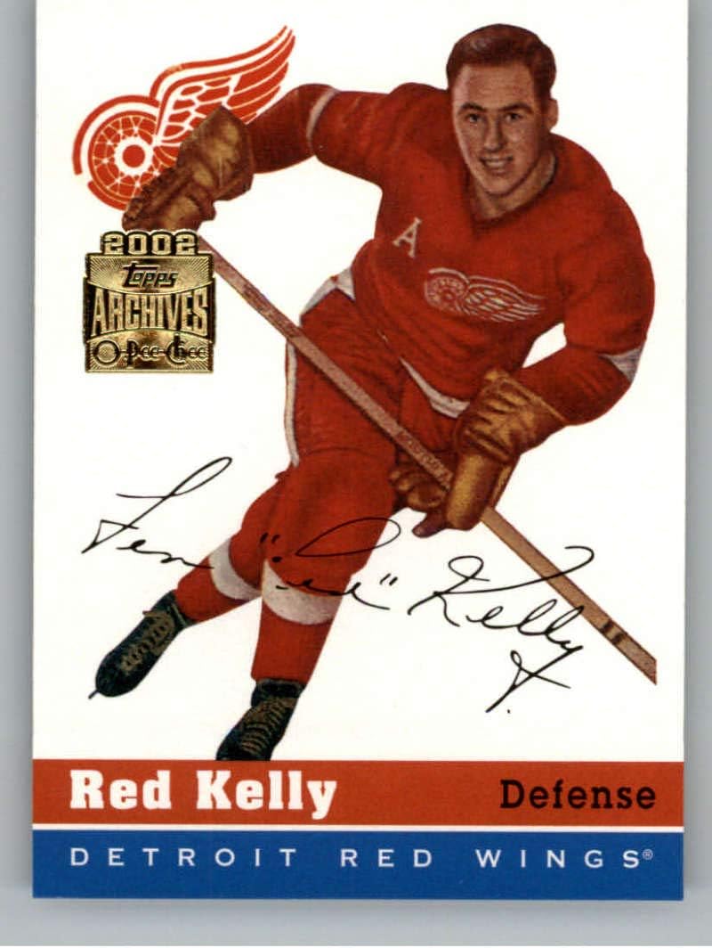 Amazon.com: 2001-02 Topps Archives Hockey #72 Red Kelly Detroit Red ...