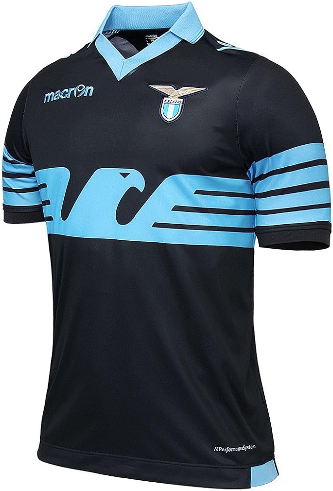 SS LAZIO MAGLIA SHIRT JERSEY CAMISETA GARA MACRON UFFICIALE AWAY ...