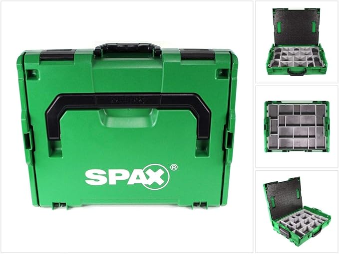 SPAX Montagekoffer Sortimo L-Boxx Aufbewahrungskoffer für Schrauben ...