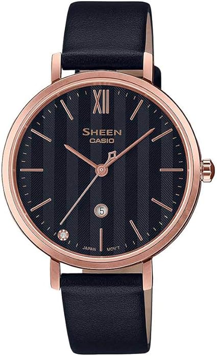 Buy Casio Sheen Analog Rose Gold Dial Women's Watch-SX274 Online at Low ...