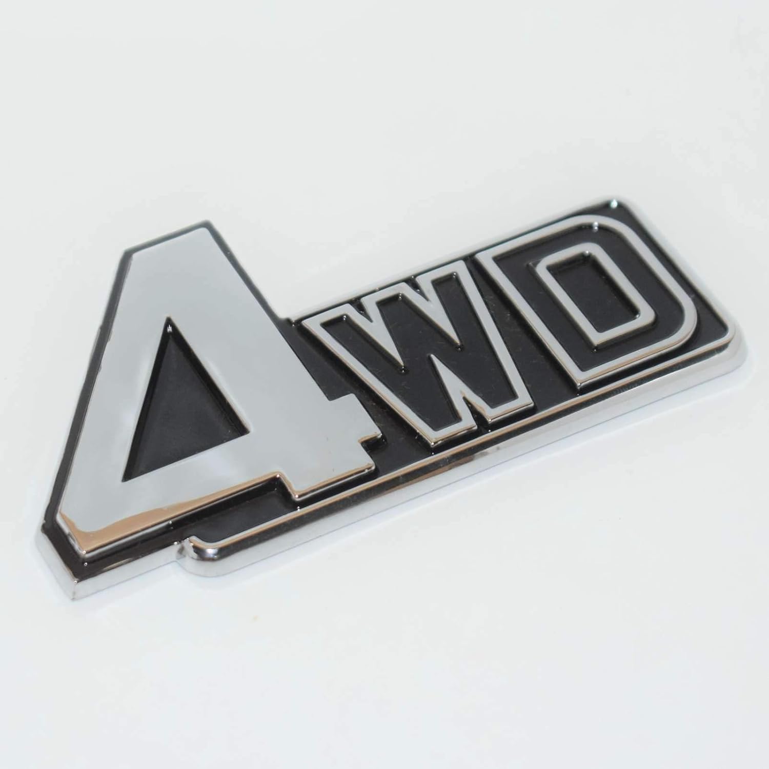 1 Piece 4Wd Black Chrome Badge Emblem Decal Sticker Truck Jeep Van ...