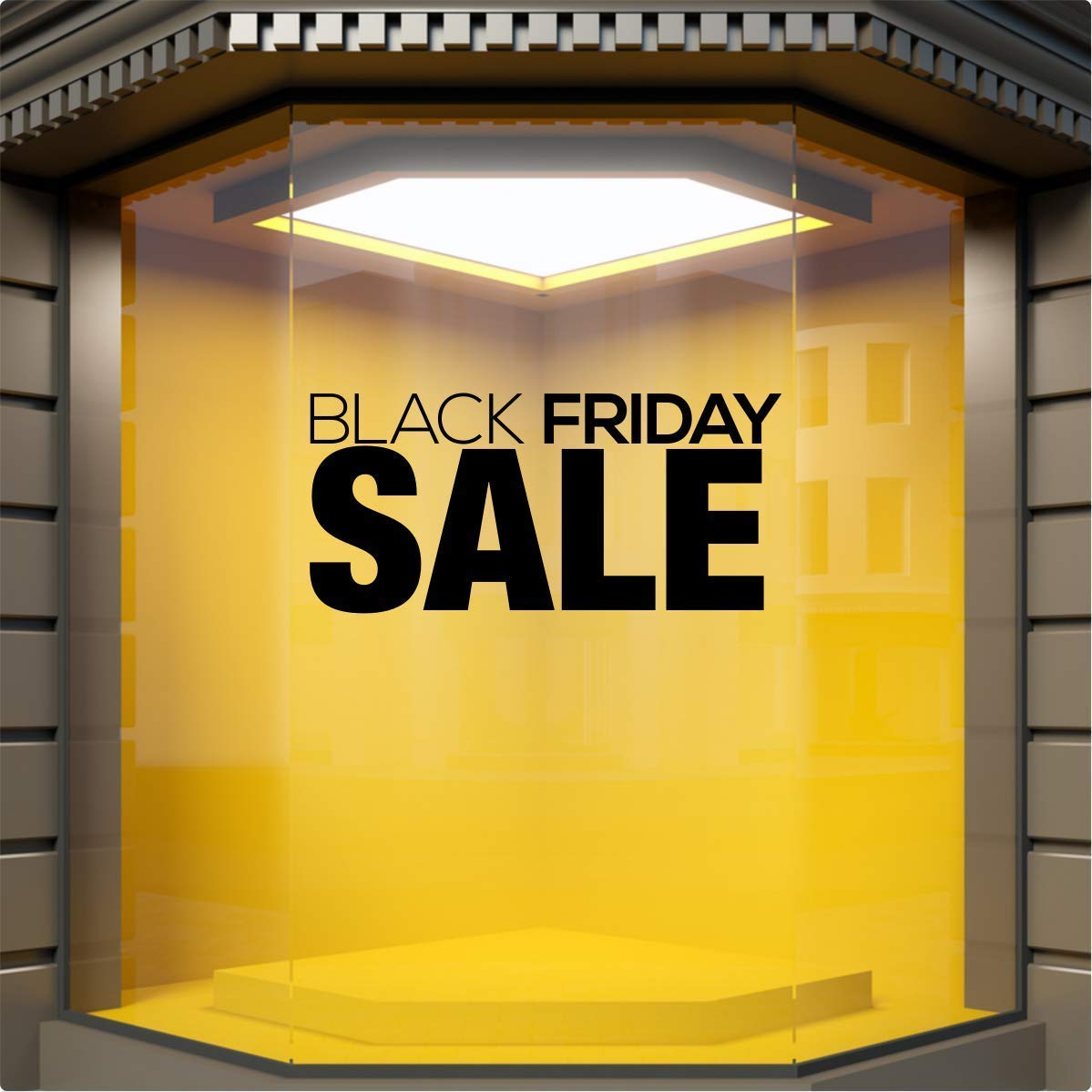 BLACK FRIDAY SALE Shop Window Sticker Retail Display Store Vinyl Decal ...