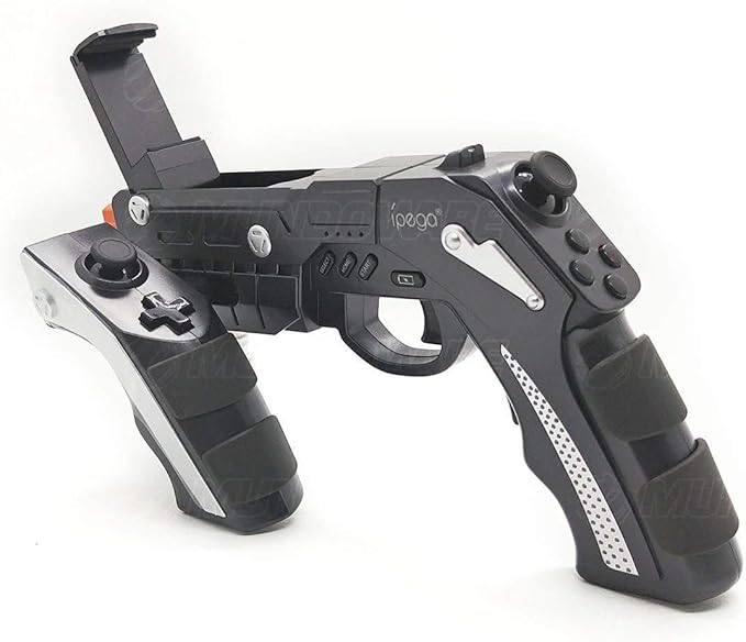 Controle Gamepad Gun Phantom Shox Bluetooth em Formato de Arma para ...