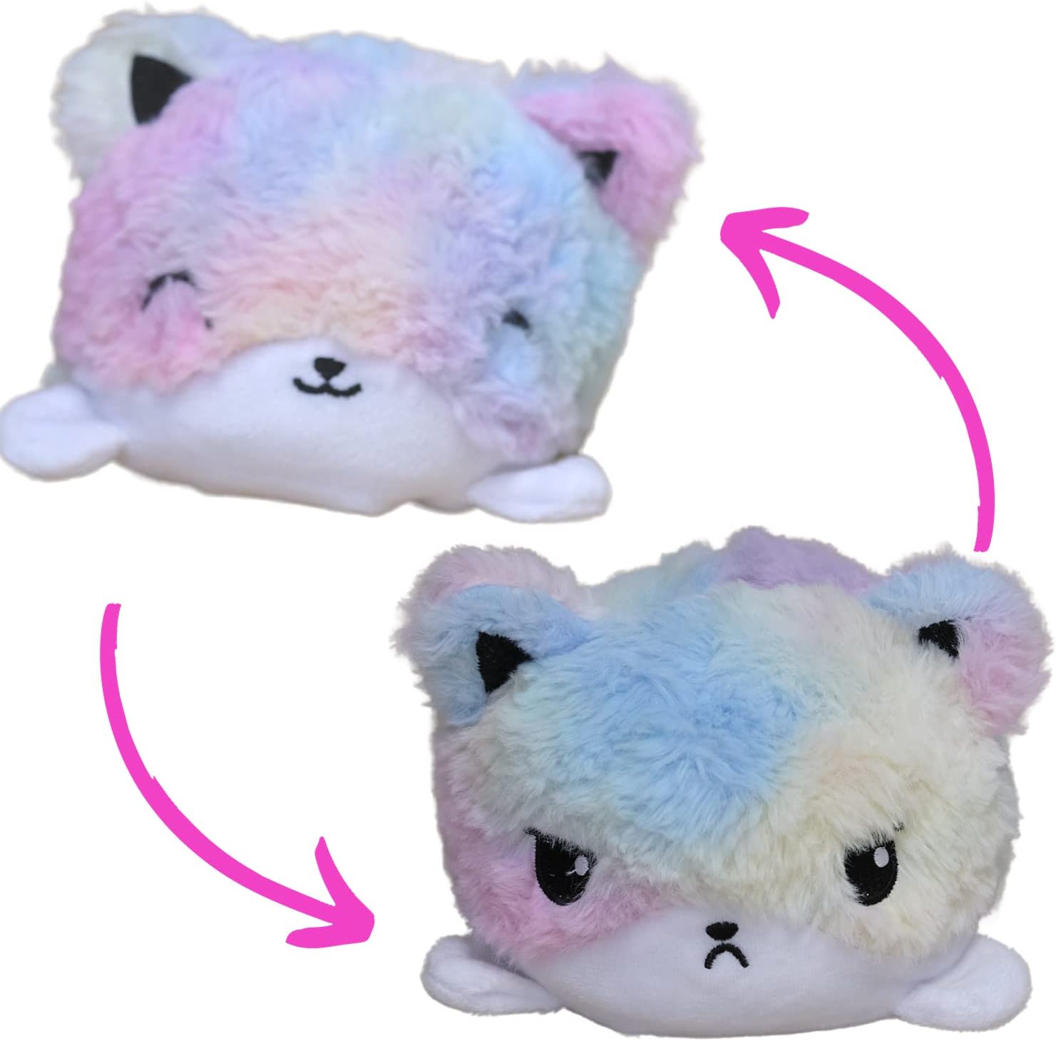 Halle P Reversible Cat / Fox Plushie, Plushies, Mood, Dimple, Gifts ...