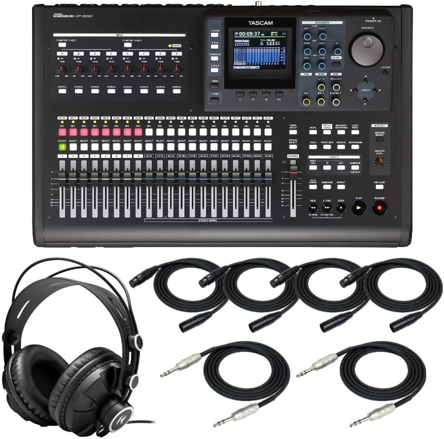 Amazon.com: Tascam DP-32SD 32-Track Digital PortaStudio Multi-Track ...