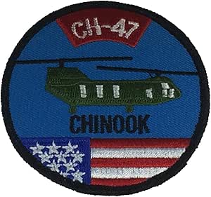 Amazon.com: CH-47 CHINOOK HELICOPTER Patch - Color - Veteran Owned ...