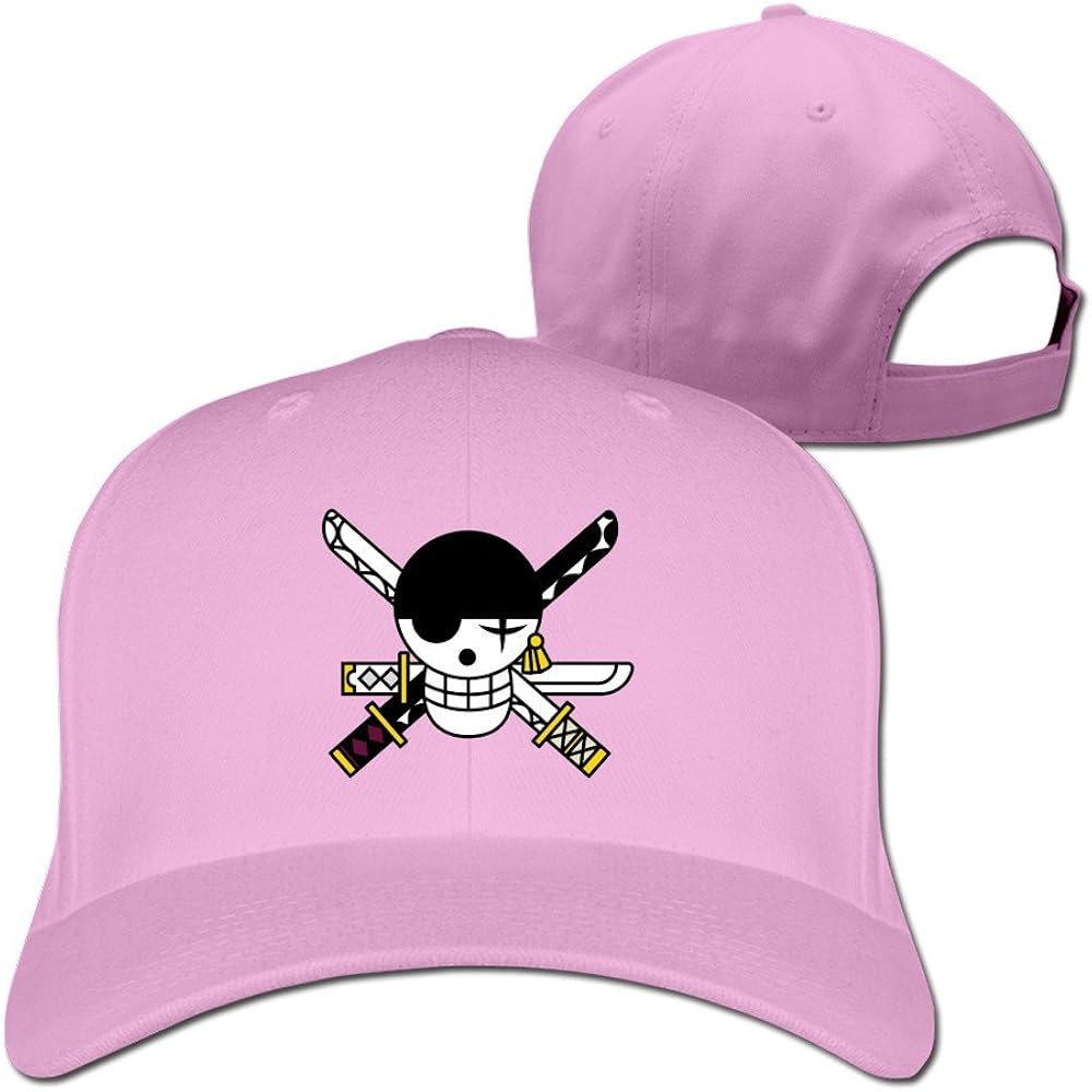 Anime One Piece Zoro Logo Skull Adjustable Baseball Cap Cool Hat ...