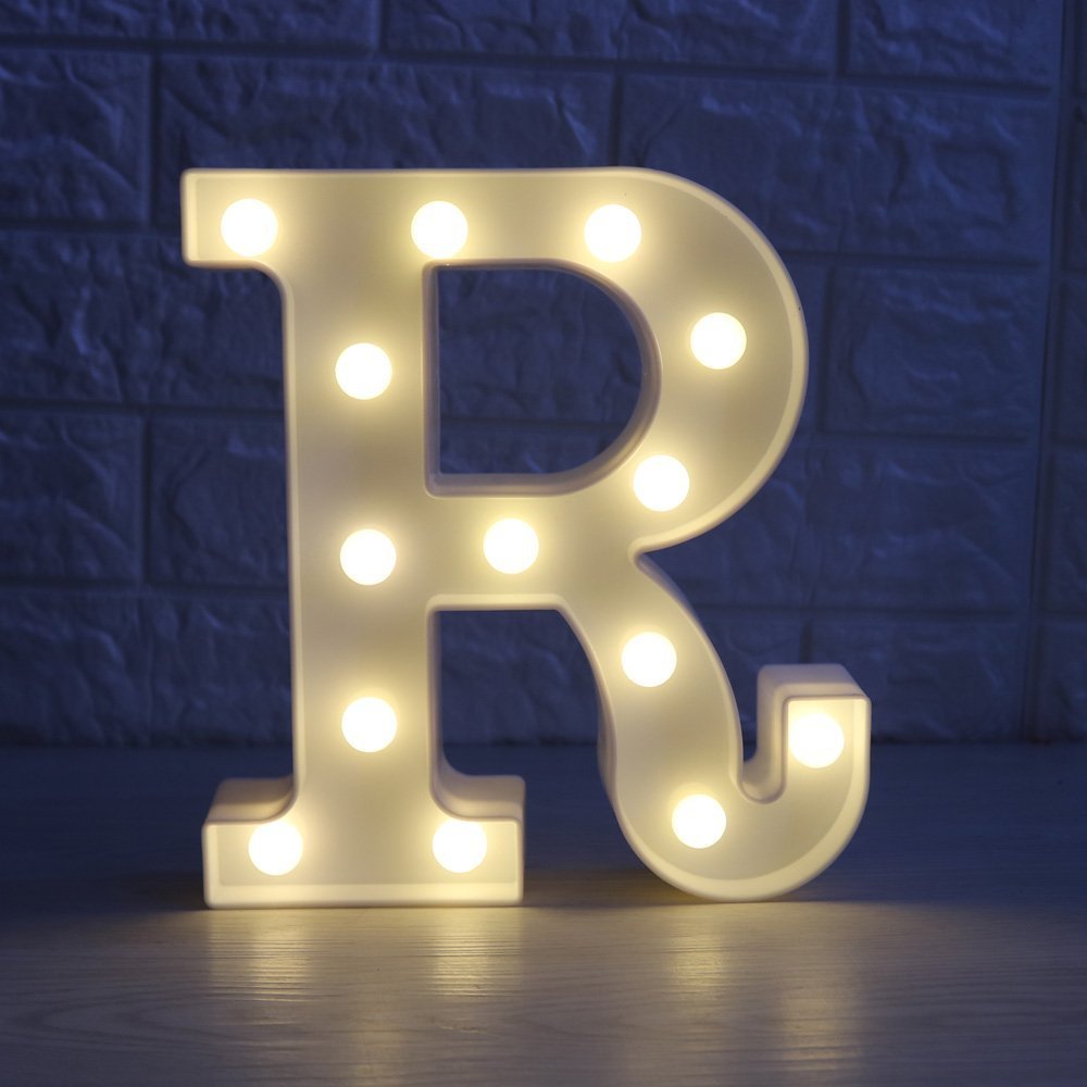 Up in Lights, EONANT Decorative Letters Battery Operated LED Alphabet ...