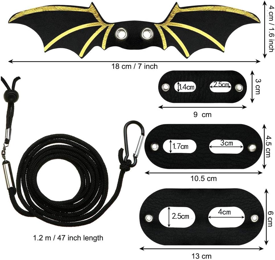 YGHH Adjustable Reptile Harness, Gecko Leash, Climbing Pet Out Belt ...