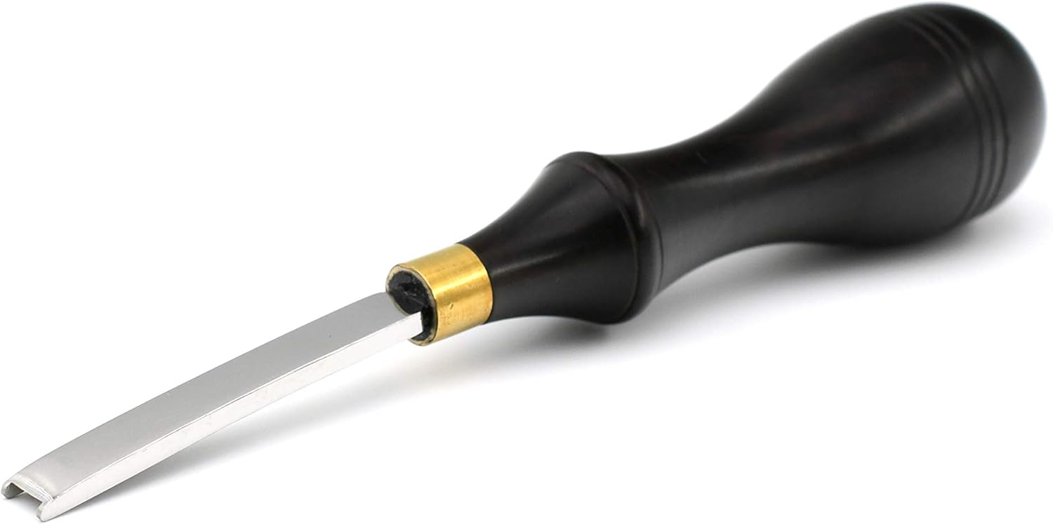 Stainless Steel French Style Edge Skiving Tool for Leather Craft Belt ...