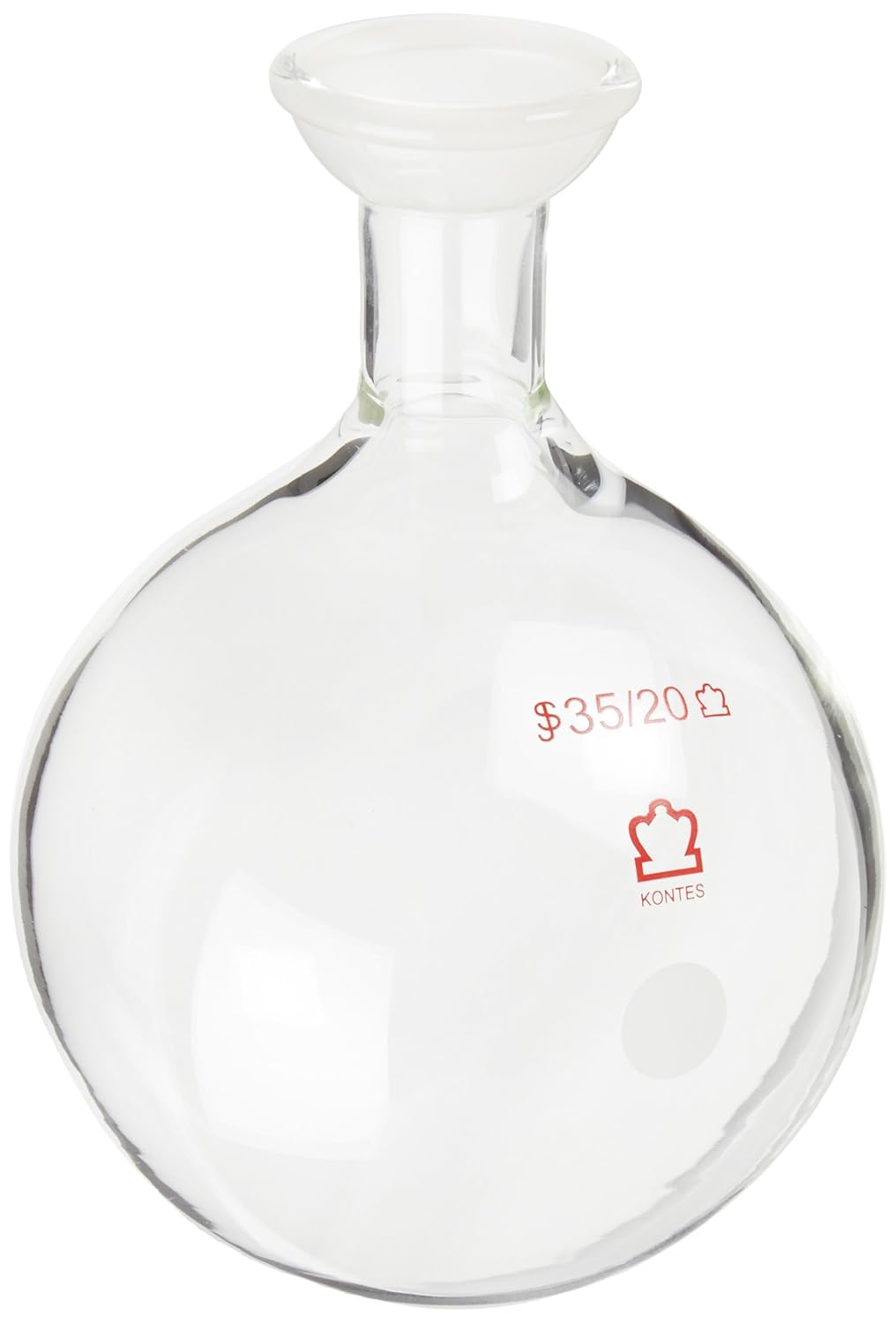 Kimble Chase KIMAX 601050-0635 Borosilicate Glass Round Bottom ...