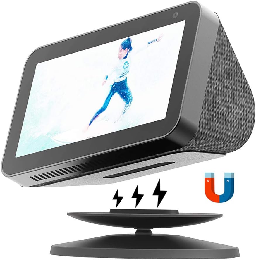 SoulQ Echo Show 5 Adjustable Stand Table Holder,360 Degree Rotation ...