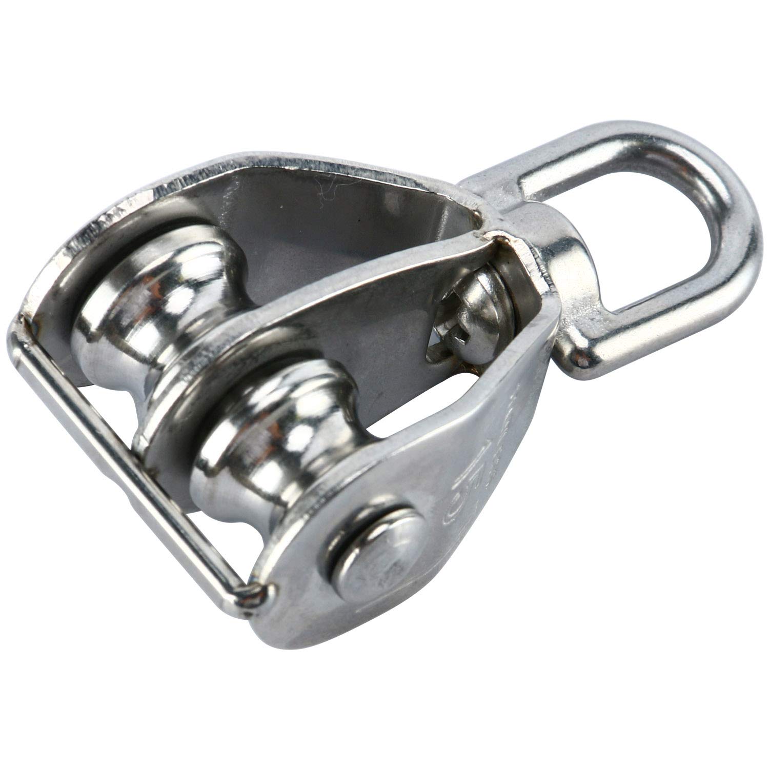 DasMarine 2 Pack Double Pulley Block in 304 Stainless Steel Crane ...