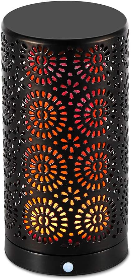 LED Magnet Flame Bulb Light,Coolker Rechargeable Small Table Lamp Party ...