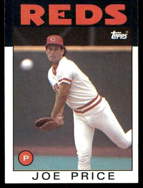 Amazon.com: 1986 Topps # 523 Joe Price Cincinnati Reds (Baseball Card ...