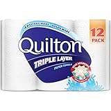 Quilton 3 Ply Toilet Tissue (180 Sheets per Roll, 11x10cm), Pack of 45 ...