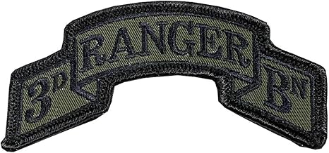 Amazon.com: Modern US 3rd Ranger Battalion Ranger Scroll - 3 7/8" x 2 ...