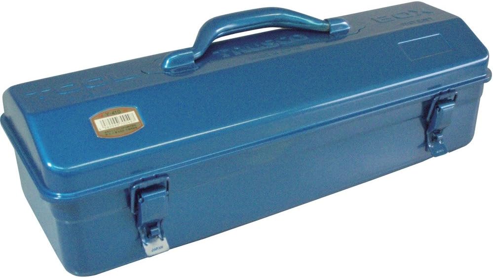 TRUSCO (Torasuko) Mountain-Shaped Tool Box 433X168X173.5 Blue Y-410-B ...