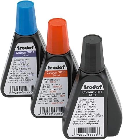 Trodat 55886 28 ml 7011 Stamp Pad Ink - Black: Amazon.co.uk: Electronics