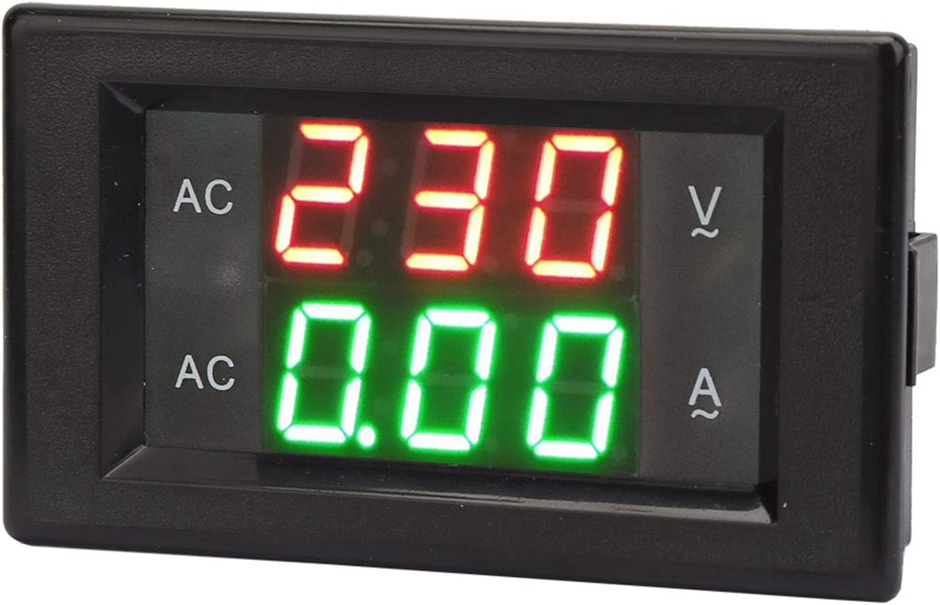 LED Ampere Meter Voltmeter YB4835VA Digital Display AC 500V/50A Digital ...