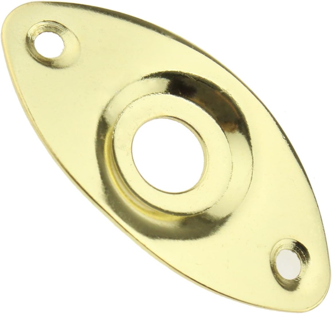 ENET Oval Shape Output Jack Plate Socket For Electric Guitar Gold Tone ...