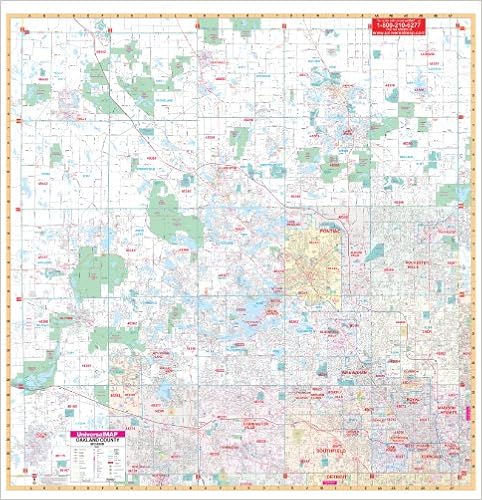 Cities In Oakland County Michigan Map - Map