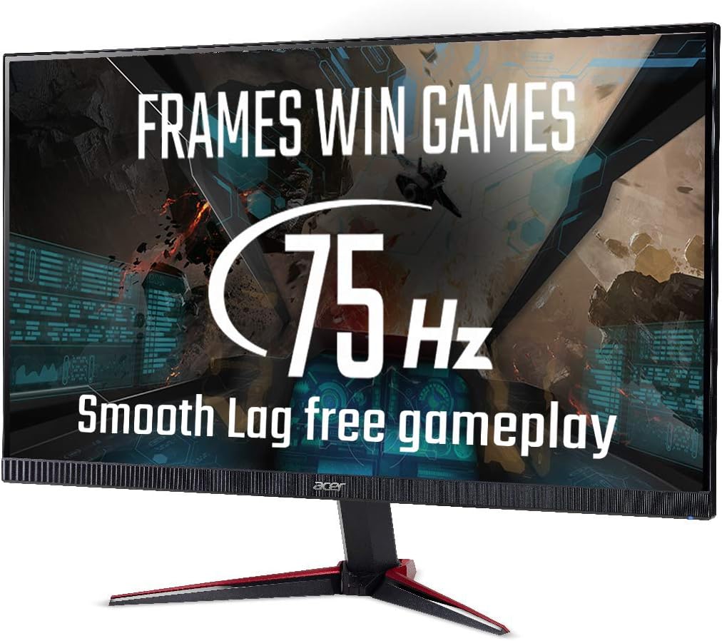 Acer Nitro VG270bmipx 27 Inch Full HD Gaming Monitor, Black/Red (IPS ...