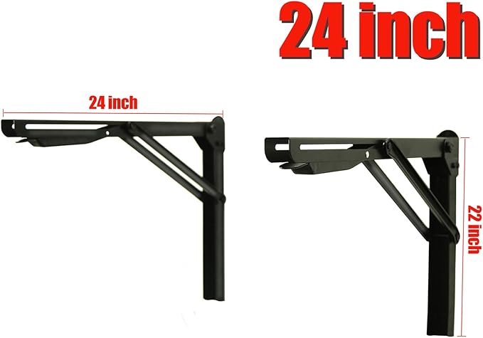 Ultrawall Shelf Brackets, Heavy Duty Adjustable Folding Shelf Workbench ...
