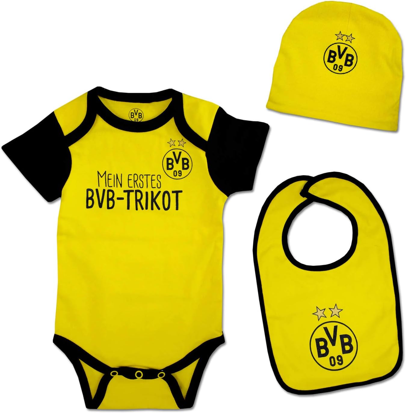 Borussia Dortmund BVB Baby Geschenkbox 3-teilig: Amazon.de: Sport ...