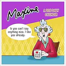 2019 Maxine by Hallmark Daily Desktop Calendar: John Wagner ...