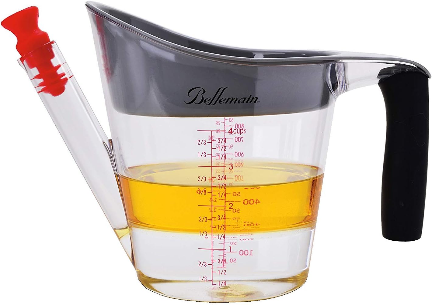 Bellemain Fat Separator / Measuring Cup with Strainer & Fat Stopper 4 ...
