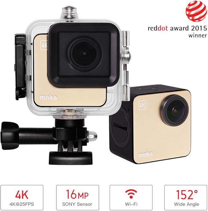 MOKACAM the World's Smallest 4K Sports and Action Camera-Reddot Award ...