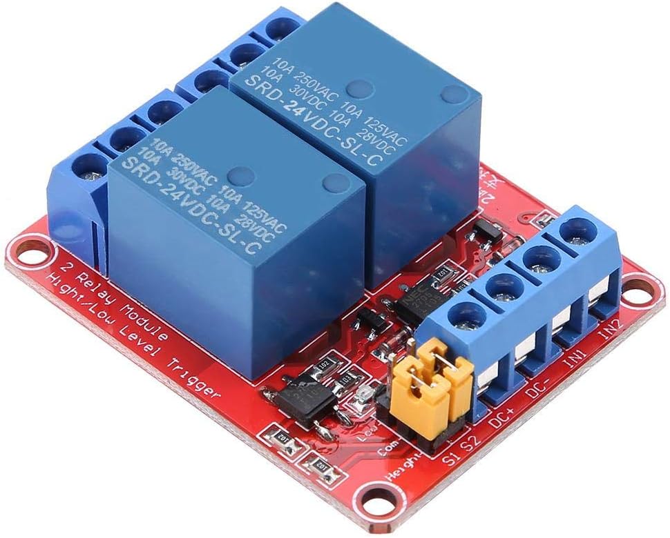 24 V Relais Kfz AEDIKO 4pcs Relay Module DC 5V 1 Channel Relay Board ...