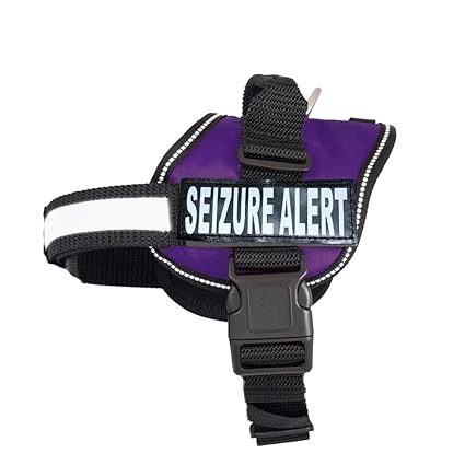 Amazon.com : Seizure Alert Nylon Dog Vest Harness. Purchase Comes with ...