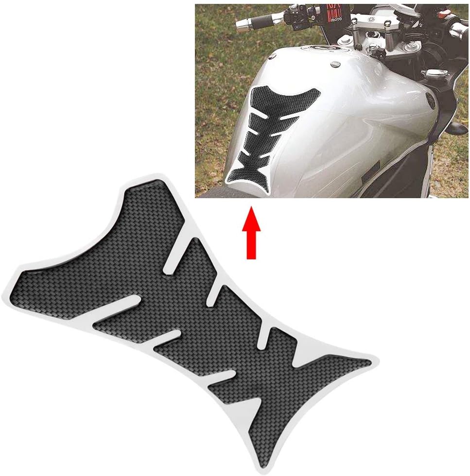 Gas Tank Pad, T10 Universal Carbon Fiber Motorcycle Fuel Oil Gas Tank ...