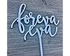 Amazon.com: Foreva Eva Cake Topper 6.5" inches wide, Wedding Cake ...