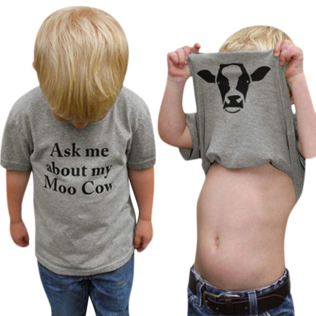 Baby Boys Clothes Short Sleeve Letter Cow Print Tops T Shirt ExerciseN baby-boys-clothes-short-sleeve-letter-cow-print-tops-t-shirt-exercisen