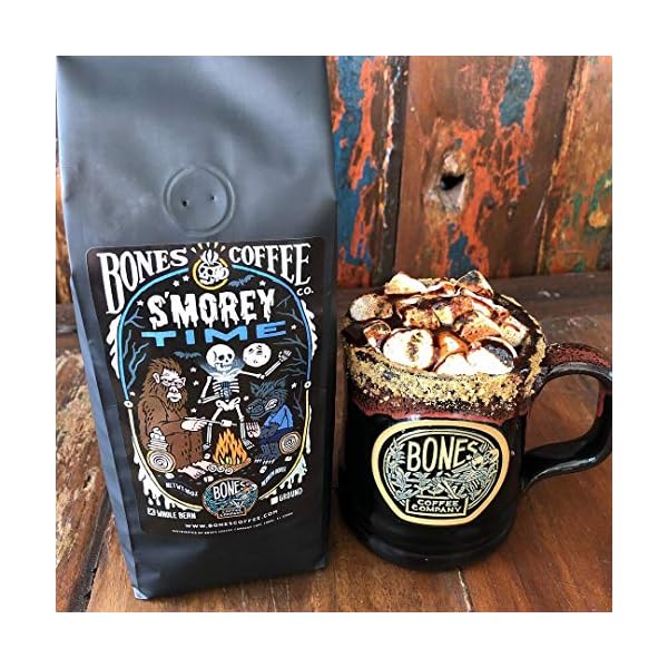 Bones Coffee Company S'morey Time Ground Coffee Beans S'mores and ...