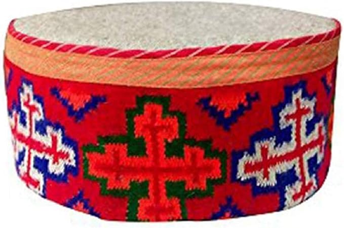 CHAMBA HERITAGE Unisex Himachali Kullu Kinnauri Patti Woolen Cap/Topi ...