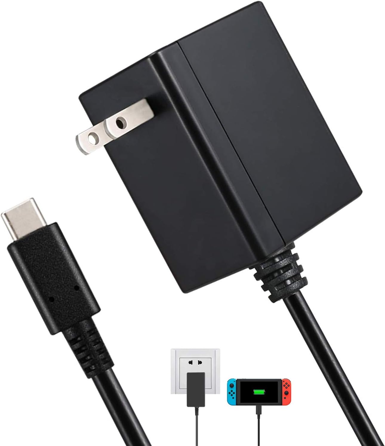 Amazon.com: GOBEST Switch Charger for Nintendo Switch and Switch Lite ...