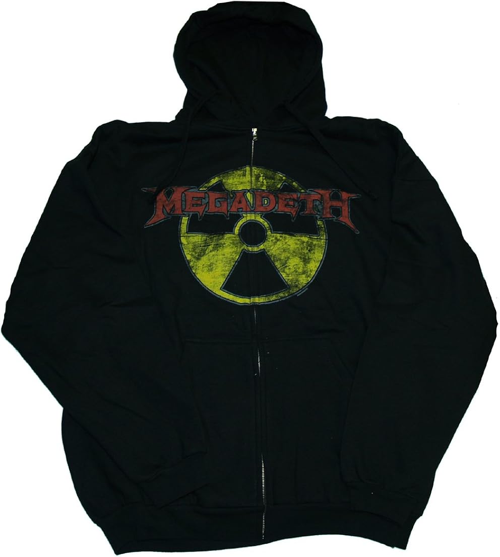 Megadeth - Zip Hoodie Guys Hoodie In Nero, Large, Nero : Amazon.it ...