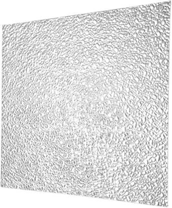 DURALENS Lighting Panel Acrylic Cover - 2x2 Clear - Cracked Ice - 2 ft ...