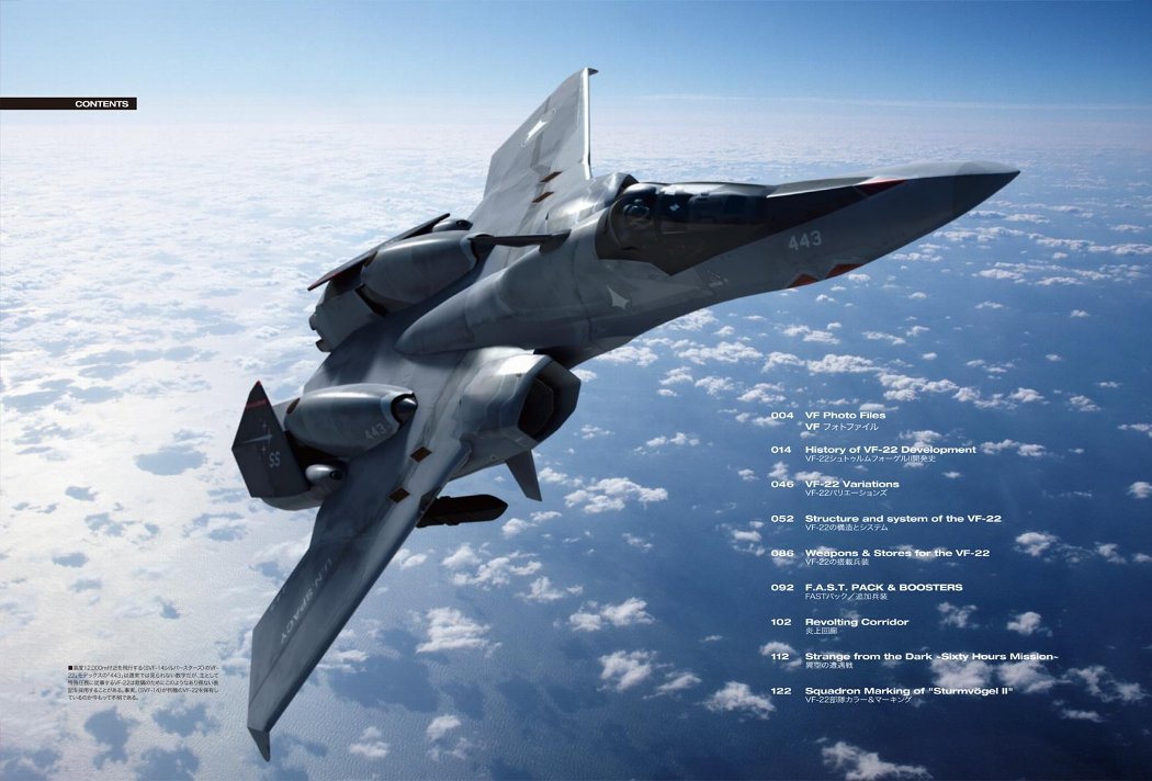 Variable Fighter Master File VF-22 SturmVogel II [JAPANESE EDITION] on ...
