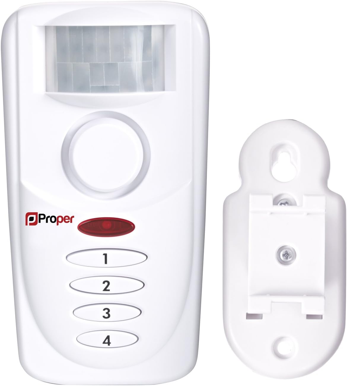Proper Security Motion Sensing PIR Alarm Keypad Controlled 110dB Siren ...