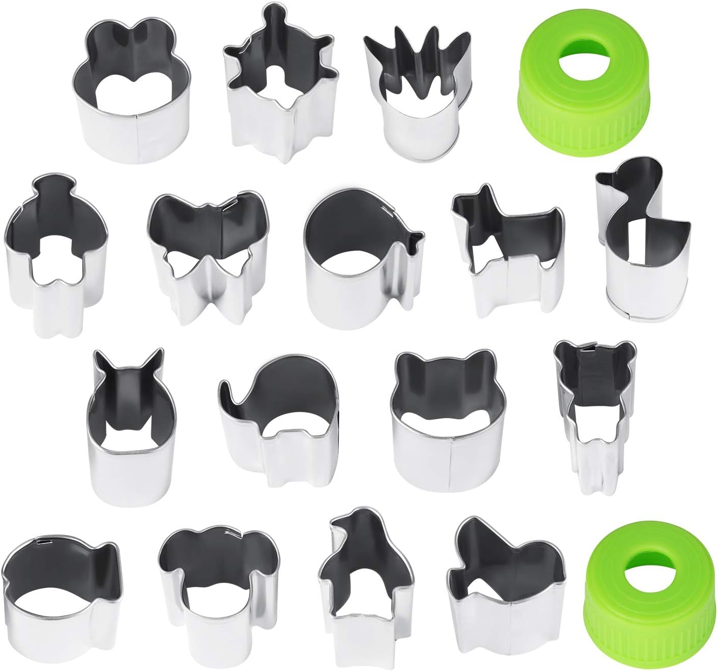 Amazon.com: Smarki Vegetable Cookie Cutters Animal Cartoon Cutter ...